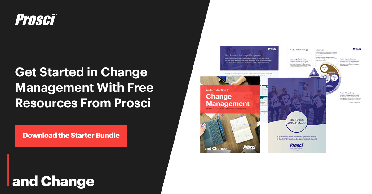 The Change Management Starter Bundle | and Change